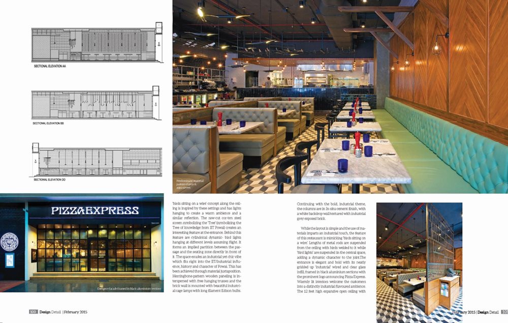 Pizza Express Design Detail Feature : Studio Osmosis