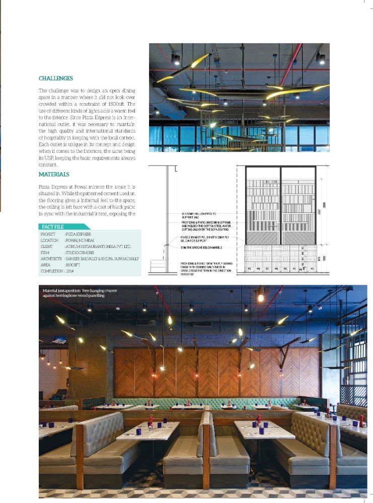 Pizza Express Design Detail Feature : Studio Osmosis